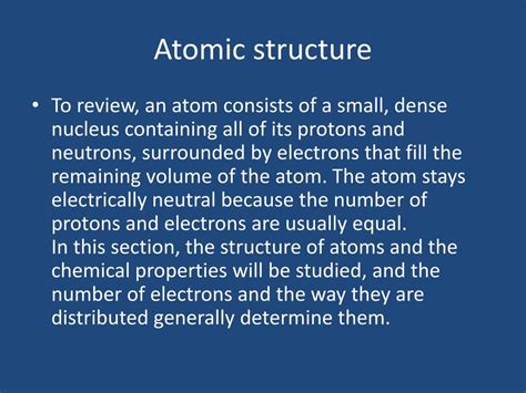 PPT Atomic Structure And Chemical Bonding PowerPoint Presentation Free Download ID 2655230
