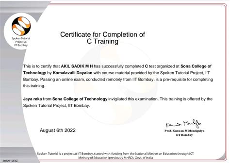 Akil Sadik On Linkedin Certification Cprogramming Gratitude Iitbombay Sona Learningjourney