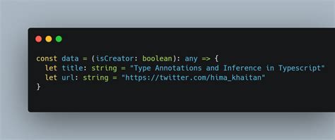 Type Annotations And Inference In Typescript Dev Community