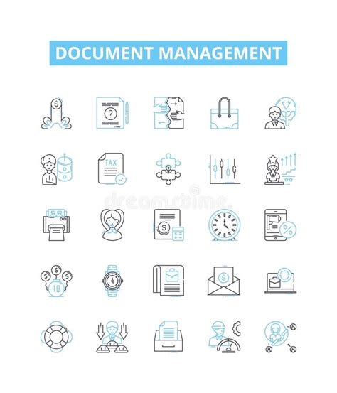 Records Management Vector Stock Illustrations 735 Records Management Vector Stock