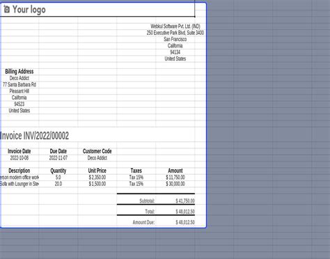 Odoo Invoice Xls Reports Webkul