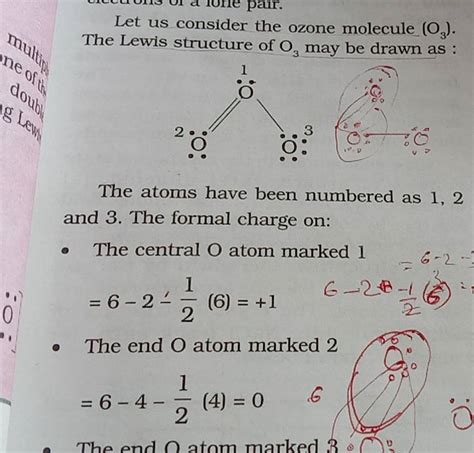 Let Us Consider The Ozone Molecule O3 The Lewis Structure Of O3 May