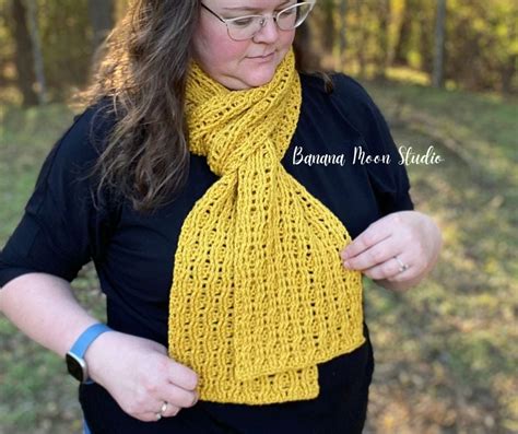 Crochet Cable Scarf Pattern