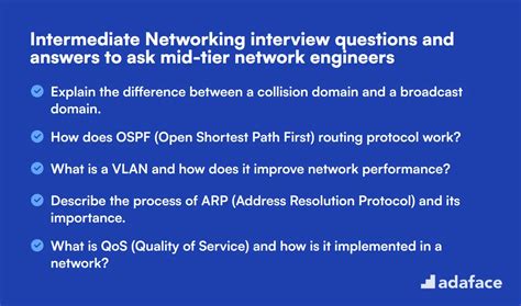 70 Networking Interview Questions Adaface