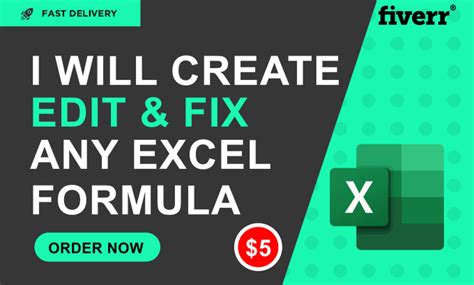 Create Edit And Fix Any Excel Formula Sheet And Macros By Rana Abdullah Fiverr