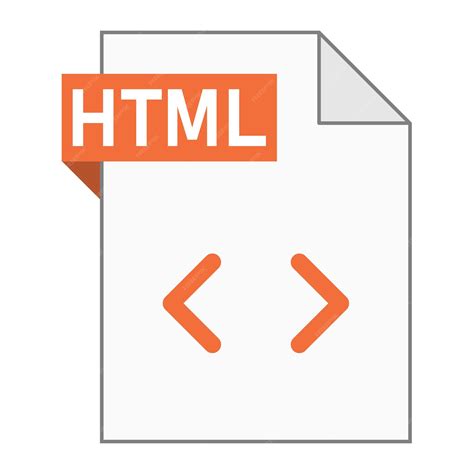 Premium Vector Modern Flat Design Of Html File Icon For Web