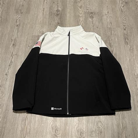 Microsoft Jacket Official Usa Canada Flag North Depop
