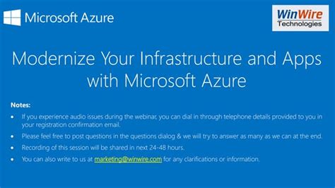 Modernize Your Infrastructure And Apps With Microsoft Azure Pdf Cloud Computing Internet