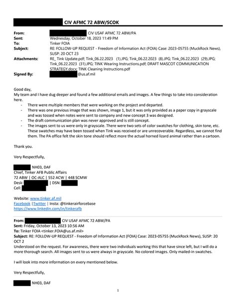 Follow Up Response To Foia Case 2023 5755 Fredacted Documentcloud