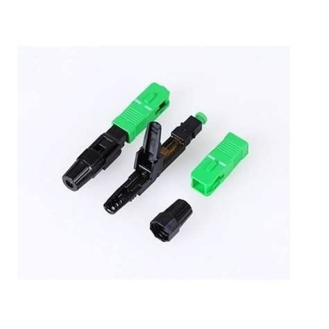 Green And Black SC APC Fast Fiber Connector At 79 32 Piece In