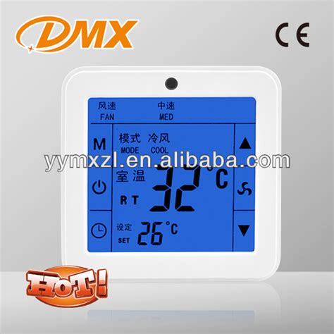 Room Programmable Thermostat Touch Screen In Lcd Digital High Quality