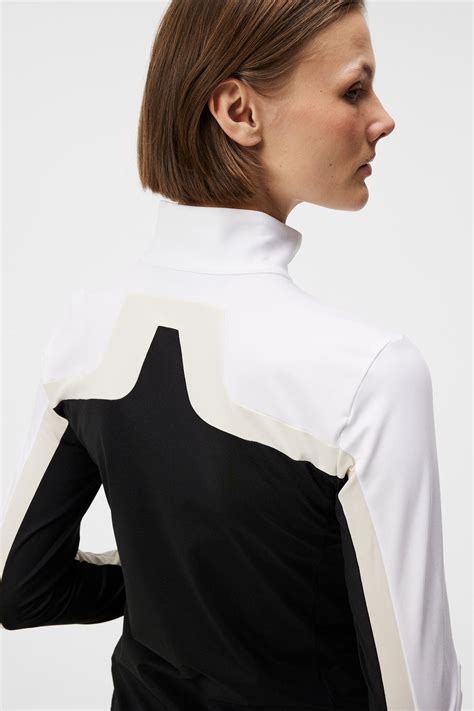 Seasonal Janice Mid Layer Black White J Lindeberg