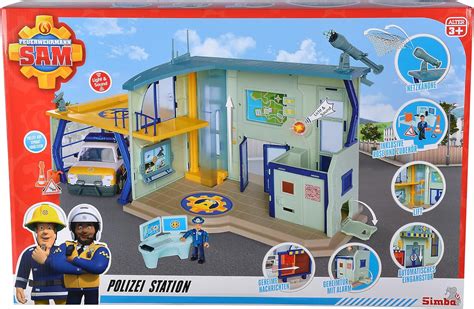 Simba 109251097 Fireman Sam Police Station Toy Figurine