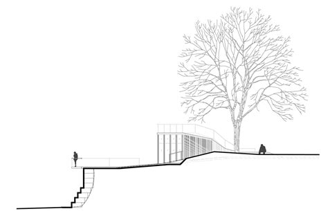 Wooden Viewing Platform Looks Out Over Latvias River Daugava