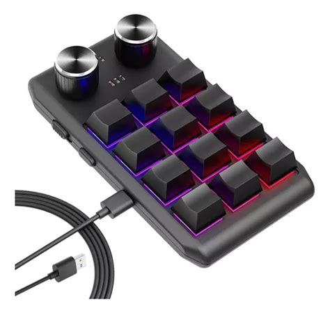 Programação Macro Custom 2 Knob Bluetooth Keyboard Parcelamento sem juros