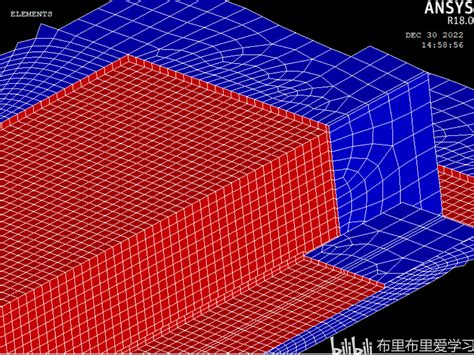 Ansys Apdl 钢箱梁混合单元建模（梁单元板单元实体单元） 哔哩哔哩
