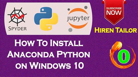 How To Install Anaconda Python On Windows Jupyter Notebook Vs Spyder YouTube
