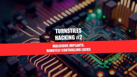 Physical Implant And Replay Attacks On Turntiles Rredteamsec