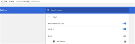How Do I Enable Flash For A Specific App In Chrome Super User