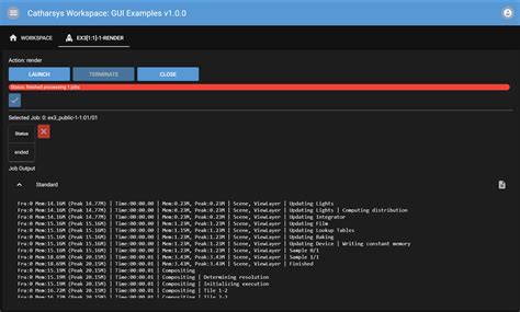Example Workflow — Catharsys Web Gui 105 Documentation
