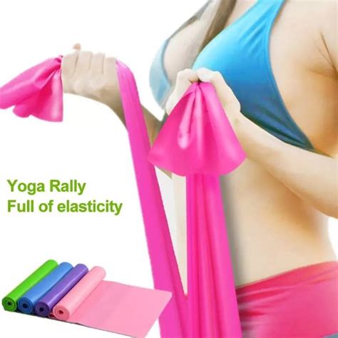 Yoga Elastic Strap Stretch Rubber Resistant Slimming Exercise Band