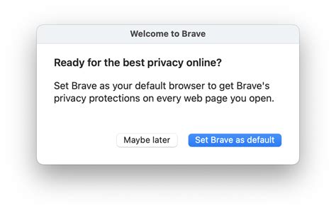 Re Enable Infobar For Default Browser Prompt · Issue 25929 · Brave