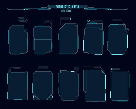 Futuristic Text Box Vector Art Icons And Graphics For Free Download