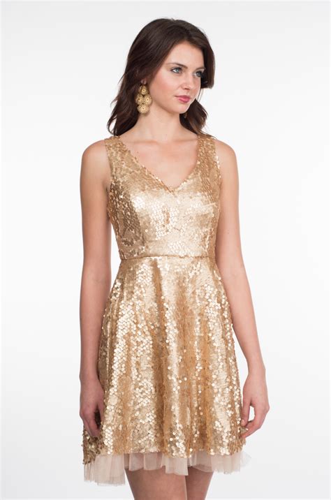 Gold Sequin Dress Picture Collection