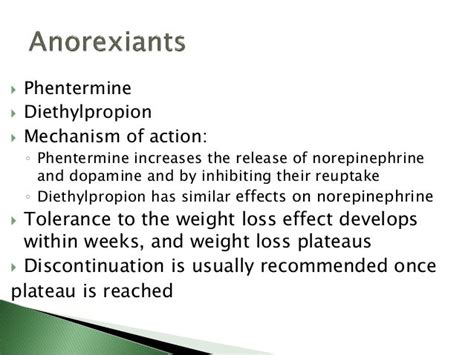 Drugs Of Obesity Pharmacology