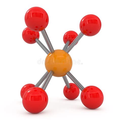 Abstract Molecular Structure Stock Illustration Illustration Of Dimensional Physics 17042329