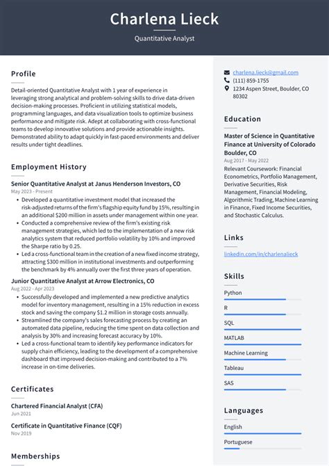 Top 12 Quantitative Analyst Skills To Put On Your Resume