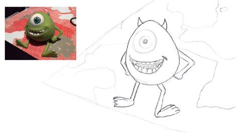 How To Draw Mike Wazowski