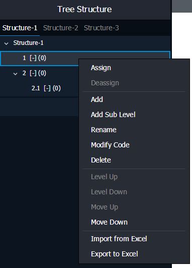 Structure Tree Midas Support