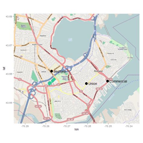 R Plotting Points From A Dataframe Using Openstreetmap Stack Overflow