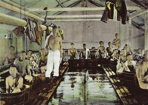 On The Rand Chinese Bath House Colored Print Braune And Levy
