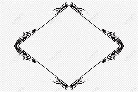 검은 색 테두리 패턴 Png 일러스트 무료 다운로드 Lovepik