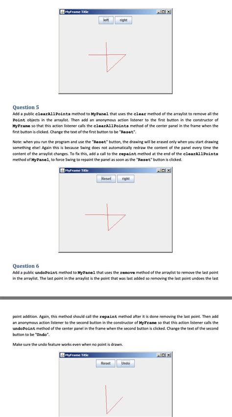 Solved Question 1 Create A My Frame Class That Extends
