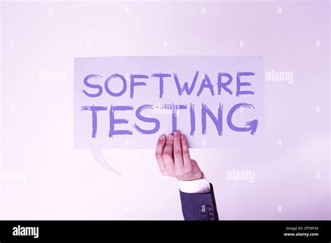 Conceptual Display Software Testing Word For Activity To Check Whether