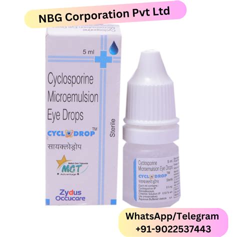 Preservative Free Cyclosporine Ophthalmic Emulsion 48 Off