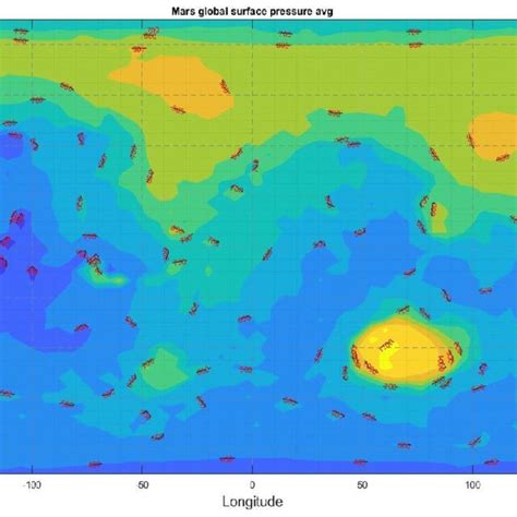 Mars Topography From Features Through The Diurnal Average Surface