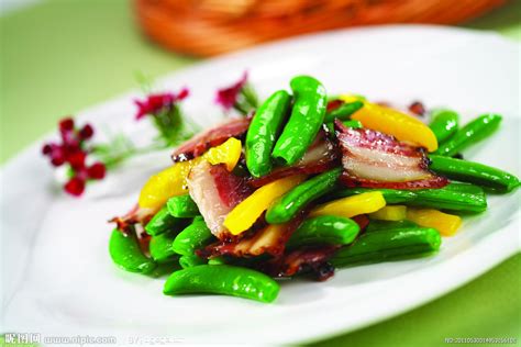 荷兰豆炒腊肉图册 360百科