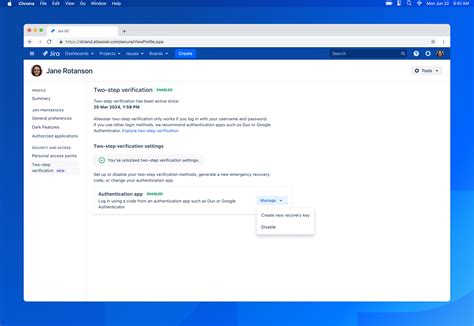 Manage Two Step Verification For Your Atlassian Account Atlassian Support Atlassian