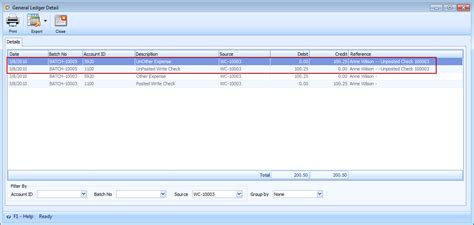 Banking Assign Check Number After Printing