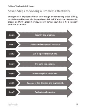 7 Steps Of Problem Solving Pdf Fill Online Printable Fillable Blank PdfFiller