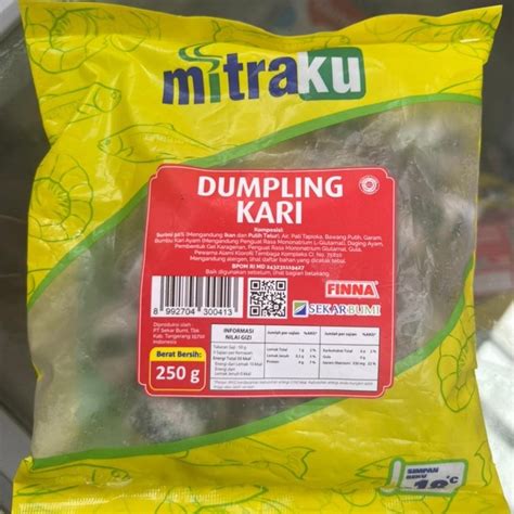 Jual Mitraku Dumpling Bolognese Ikan Ayam Kari Rendang 250gr Shopee Indonesia