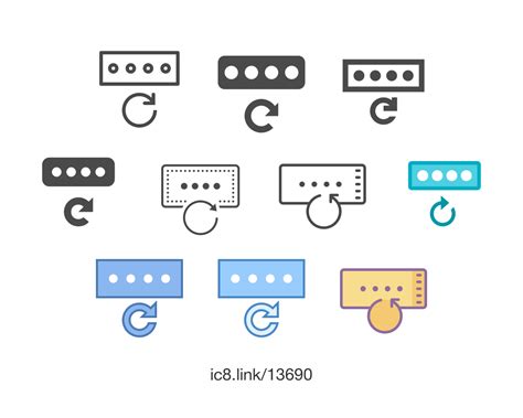 Password Reset Icon In Ios Style Icon Ios Application Passwords