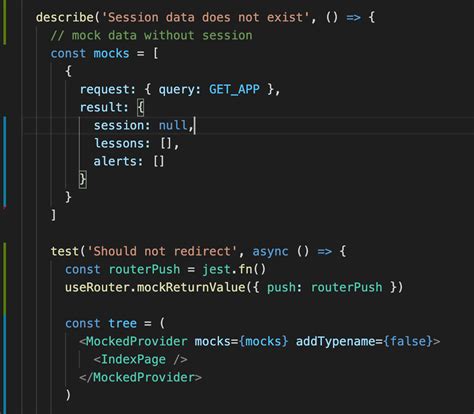 Mockedprovider Mocking `null` Data · Issue 4025 · Apollographqlreact Apollo · Github