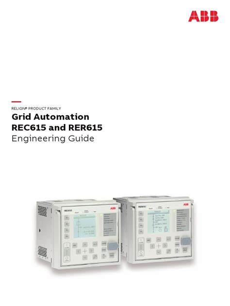 Rer615 Iec 61850 Engineering Guide Pdf Osi Model Internet