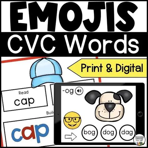 Phoneme Segmentation Activities For Short Vowel Cvc Words Literacy Stations Cvc Words