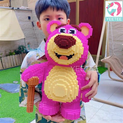 Jual Nano Block Jumbo Lotso10000pcs Besar Nano Block Violent Bear